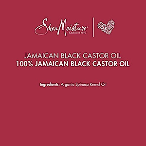 SheaMoisture Head To Toe Oil and Hair Oil for Dry Hair and Skin Jamaican Black Castor Oil Paraben Free Hair Oil, Body Oil 1.8 oz