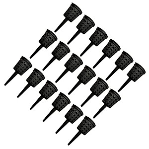 YARNOW 50pcs Garden Pot with Grow Lid Bonsai Fertiliser Orchid Cover Baskets Portable Container Holder Plastic Potted Propagation Rooting for Flower Basket Fertilizer Plant