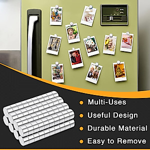 80 Pcs Small Magnets, 5x3mm Small Round Fridge Magnets, Multi-Use Tiny Mini Miniature Magnets Neodymium Disc Magnets for Fridge, Whiteboard, Crafts, Billboard, Office Magnets