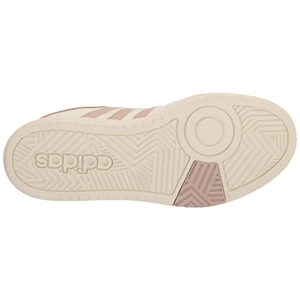 adidas Women's Hoops 3.0 Sneaker, Off White/Wonder Taupe/White, 9