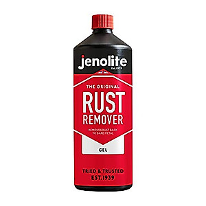 JENOLITE Original Rust Remover Naval Jelly - Rust Treatment - Removes Rust Back to Bare Metal - 34 oz (1 Litre)