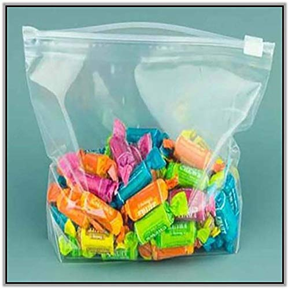 [4"X6" Inches 100 Pk] Heavy Weight Storage Freezer Slider Bags 4"X6" Storage Quality Sandwich Bags for Food Home Office Clothing & All Purpose Needs 100 Ct 3 Mil Thick