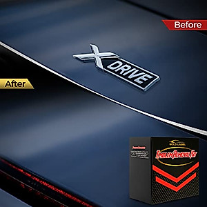 Gold Label Detailing Emblem Removal Tool Kit - Car Surface Logo Emblem Remover Kit with Scratch Repair Body Compound and Soft Applicator Sponge for Car Wrapping Film Installation (Premium Kit)