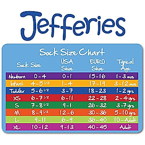Jefferies Socks Little Boy's Seamless Half Cushion Sport Crew Socks 6 Pair Pack, Navy, Large