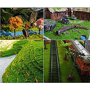 NWFashion 6 X 125ml Dress Tree Flower Static Grass Dressing Scatter Flock(6 Color Mix)