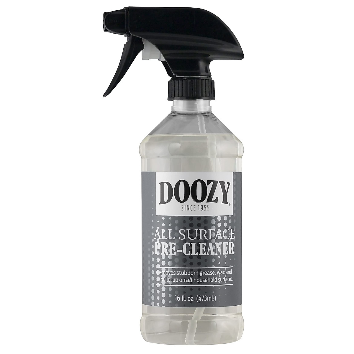 Doozy All Surface Pre-Cleaner - Pre Treatment to Easily Remove Built Up Grease, Grime, Dirt, Wax & Oil on Furniture, Wood, Glass, Plastic, Metal, Ceramic & Household Surfaces - 16 Ounce