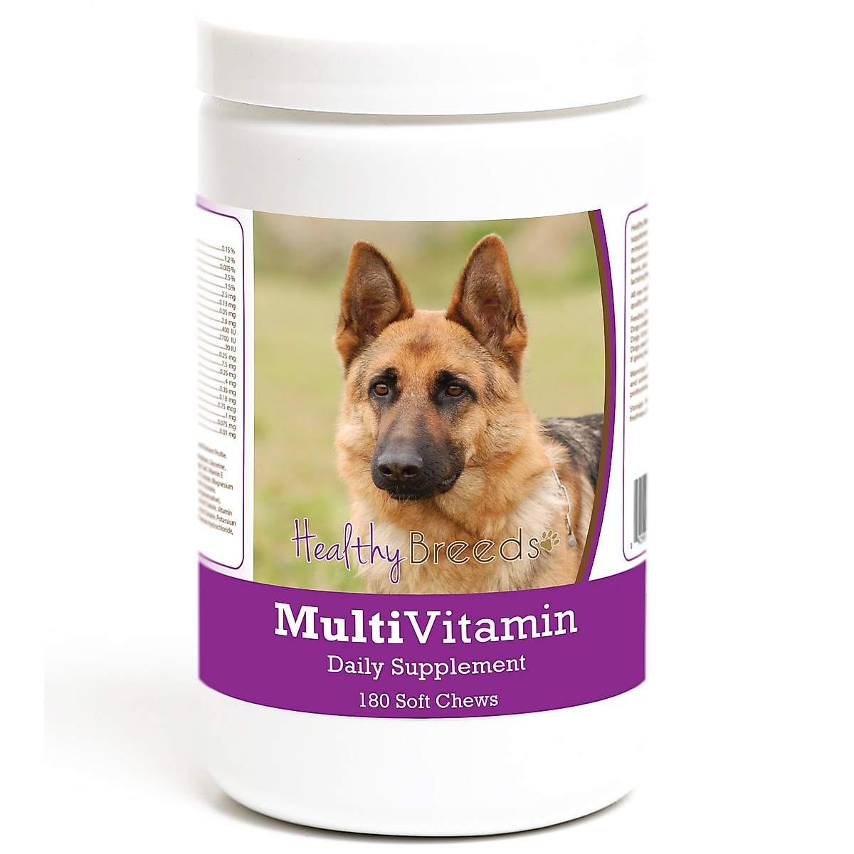 Healthy Breeds German Shepherd Multivitamin Soft Chew for Dogs 180 Count