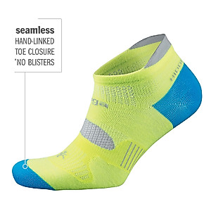 Balega Hidden Dry Moisture Wicking Performance No Show Athletic Running Socks for Men and Women (1 Pair),White, X-Large