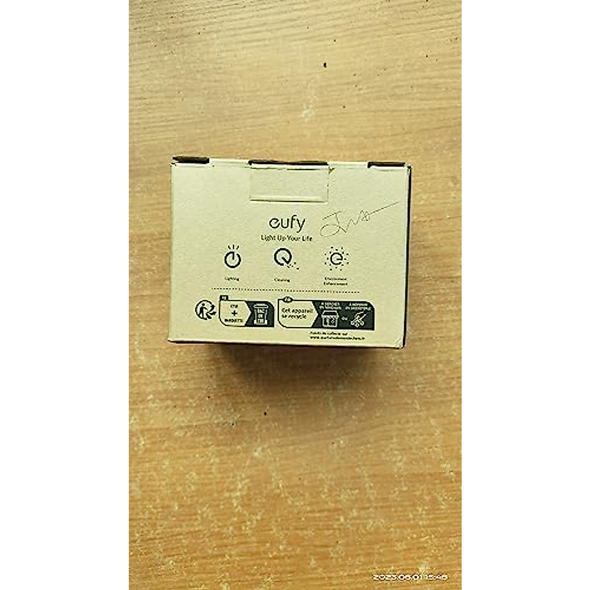 eufy by Anker, Lumi Stick-On Night Light, Warm White LED, Motion Sensor, Bedroom, Bathroom, Kitchen, Hallway, Stairs, Energy Efficient, Compact, 3-Pack