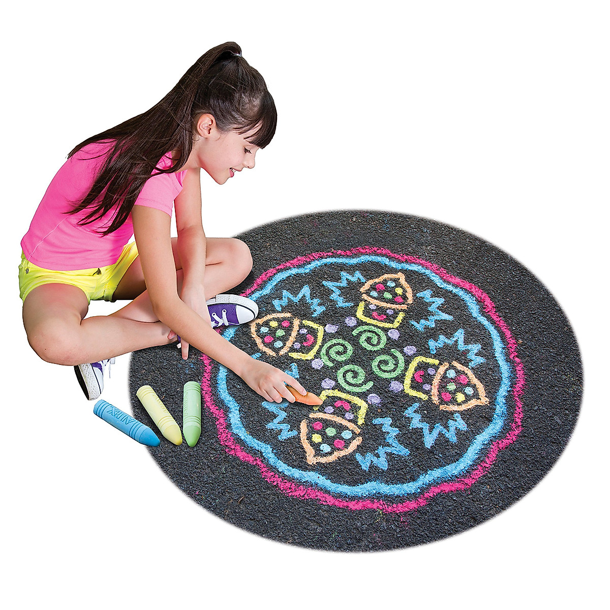 Alex Art Sidewalk Mandala Sweet Stuff, Multicolor