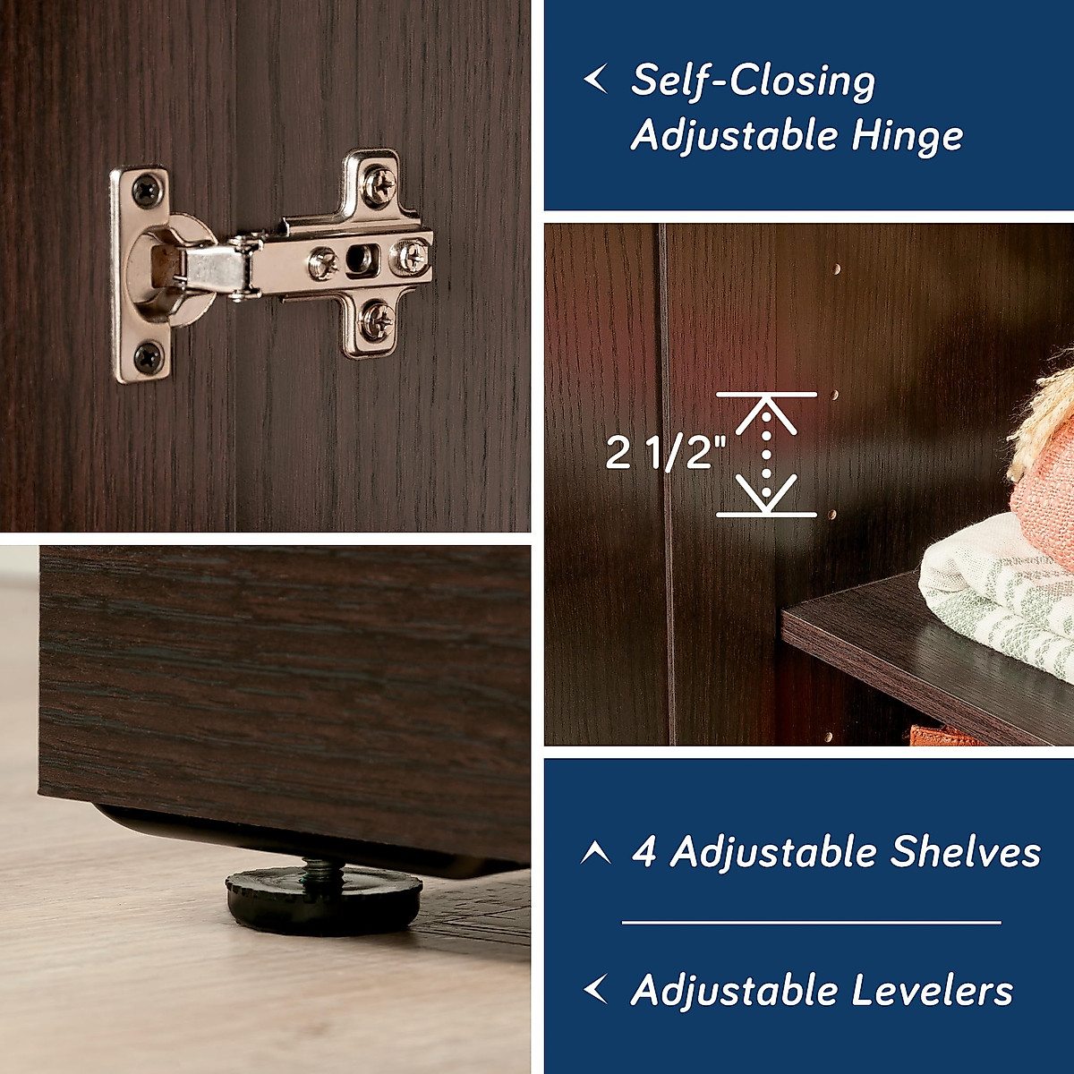 Sauder HomePlus Storage Cabinet, Dakota Oak finish