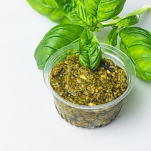 DecorRack 24 pack 2 oz Plastic Portion Cups with Lids, BPA Free Plastic Disposable Containers with Leakproof Lids for Souffle, Jello Shot Cups, Condiments, and Dipping Sauce (24 Pack)