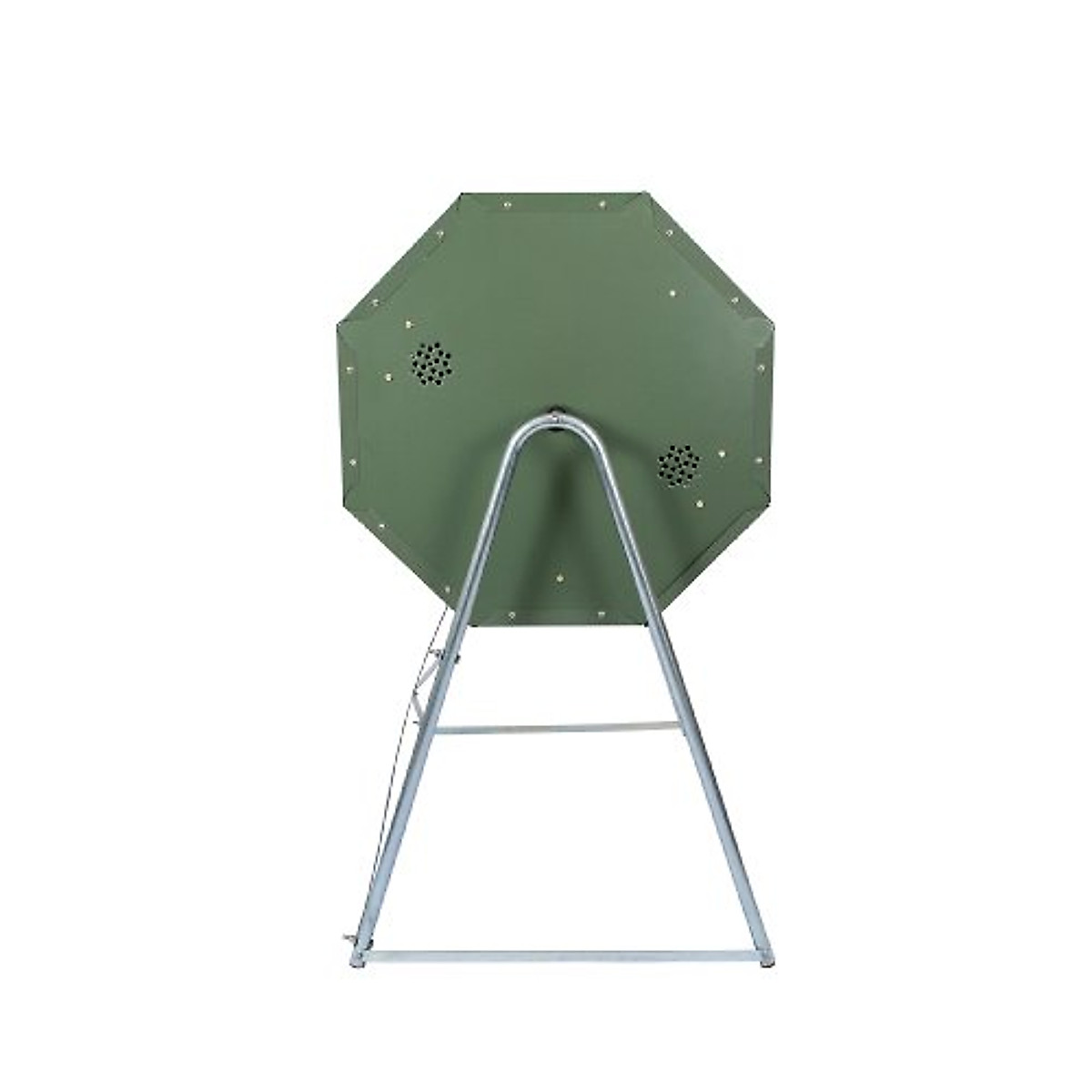 Jora Composter JK 270 - Outdoor Dual Chamber Compost Tumbler - 70 Gallon - Galvanized Steel Construction