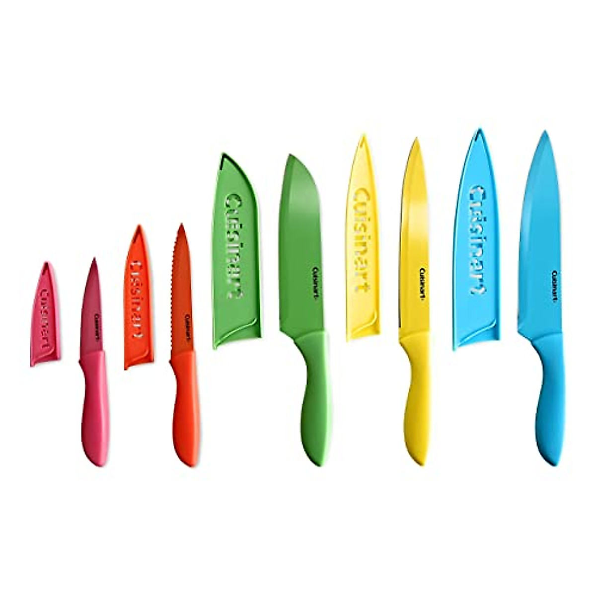 Cuisinart Advantage 10Pc Ceramic- Coated Knife Set