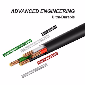 Charging Cable for Switch/Switch Lite/Switch OLED, Charger for Switch and Switch Lite, for Samsung Galaxy S9 S8 Note 8 and Other USB C Cable (9.8ft) Black