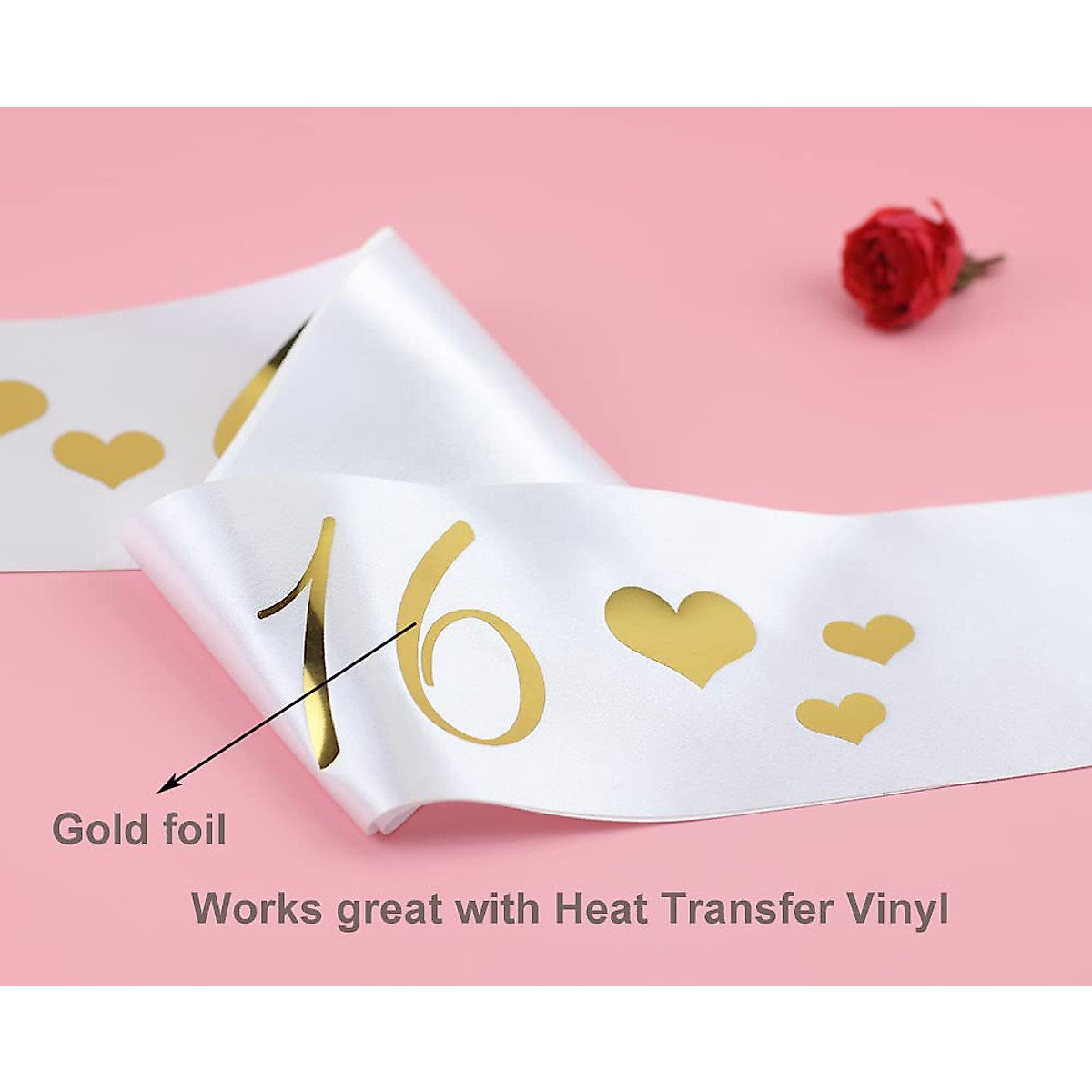 Docooniver 6pcs White Sashes Blank for Pageants,Senior Sashes 2024,Prom Queen Sashes Plain Satin Sashes Custom Personalized Sashes.