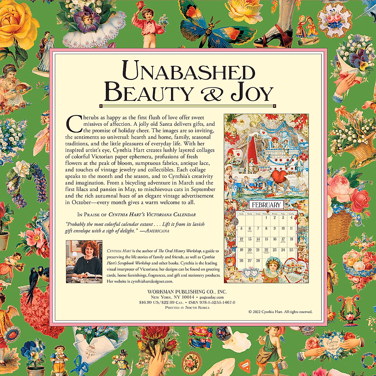 Cynthia Hart's Victoriana Wall Calendar 2023: For the Modern Day Lover of Victorian Homes and Images, Scrapbooker, or Aesthete