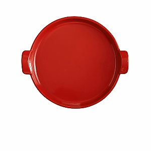 Emile Henry 12" Deep Dish Pizza Pan | Burgundy