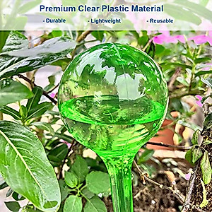 Plant Watering Dispenser, 10Pcs Plant Watering Devices, Premium Plant Automatic Waterer, Indoor Outdoor Plant Self Watering Spikes, Pot Flower Self Watering Bulbs
