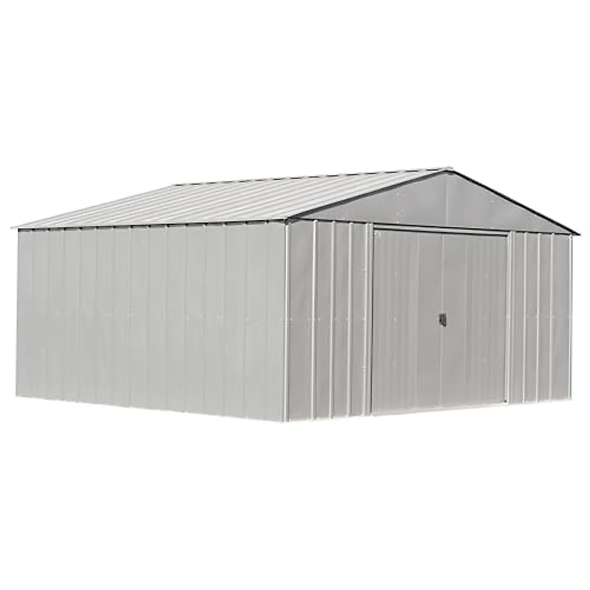 Arrow Classic Metal Shed, 14 x 12, Flute Grey
