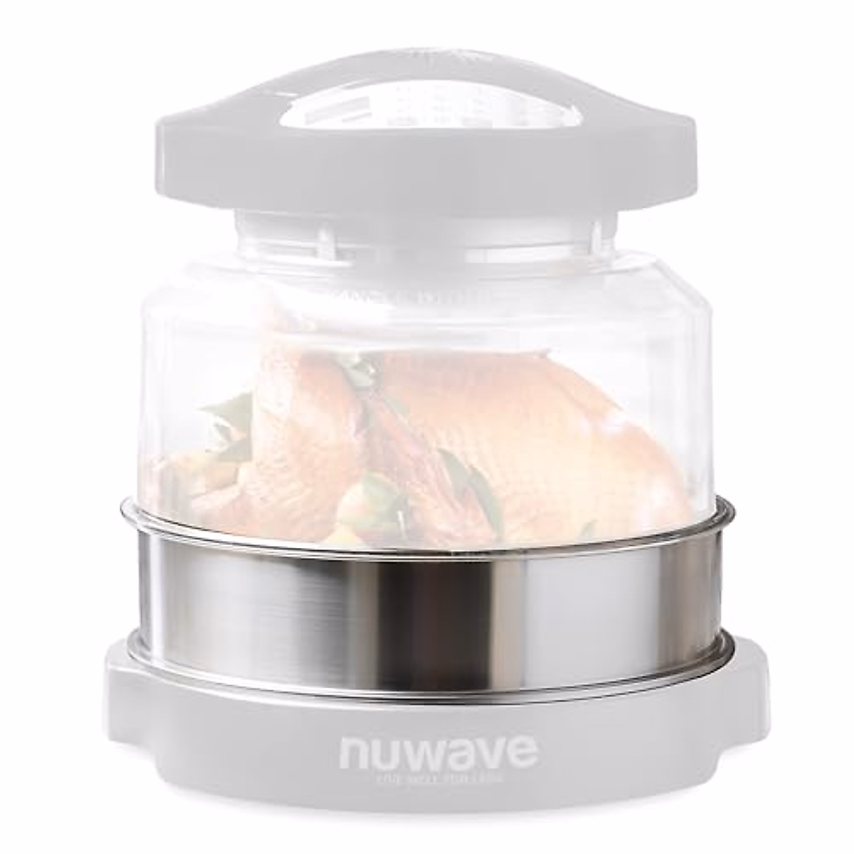 Nuwave Oven Pro Plus Stainless Steel 3” Extender Ring– Compatible With Nuwave Oven Pro Plus Models