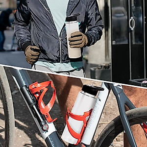 24 oz Clear Water Bottles with Straw, 6 Pack Bulk Reusable Sports Water Bottle with Handle, Wide Mouth & Portable for Travel Gym Cycling Hiking Camping, for Personalized DIY Teacher Nurse Gift