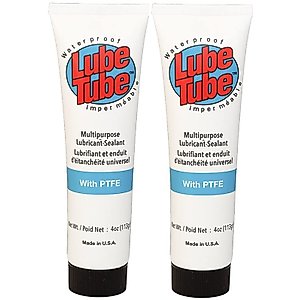 2-Pack: 4oz LUBE TUBE Pool/Spa O-Ring Lubricant (Service Tech Size)