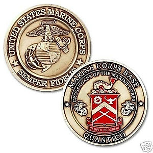 Coins For Anything, Inc Marine Corps Base Quantico Coin