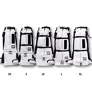 K9 Sport Sack Knavigate Light Grey Backpack Dog Carrier, 11" L X 11" W X 22" H, X-Small, Gray