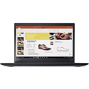 Lenovo ThinkPad T470S 14" FHD Touchscreen Notebook - Intel Core i7 (6th Gen) i7-6600U 2.70 GHz - 12GB DDR4 - 256 GB SSD - Windows 10 Pro - 3 Years warranty (Renewed)
