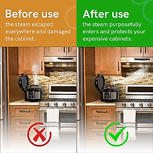 OTOmitra Steam Release Diverter Accessory, Instant Pot Steam Diverter, Pressure Cooker Accessories For Instant Pot Compatible With Ninja Foodi/Instant Pot Duo 3qt/6qt/8qt/Duo Max