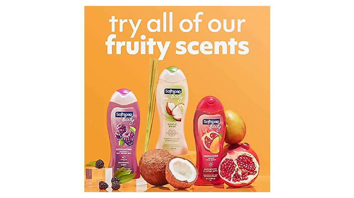 Softsoap Pomegranate & Mango Body Wash | Joyful Clean