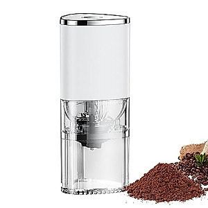 Coffee Bean Grinder, Electric Coffee Grinder, 304 Stainless Steel Spice Grinder Mill, Household Small Grinder, 1 Touch Operation Automatic Burr Coffee Grinder, Adjustable Grind Settings for 15-20 Cup