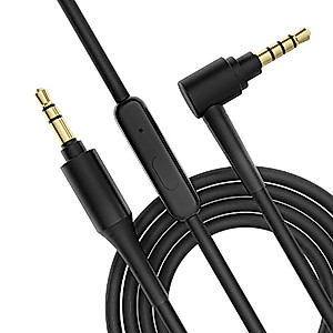 Replacement WH-1000XM3 Headphone Audio Cable Aux Cord with Mic Compatible with Sony MDR-1000X WH-1000XM4 WH-1000X WH-CH700N MDR-100ABN MDR-1ADAC for Headphones, Phones, Home/Car Stereos, Speakers