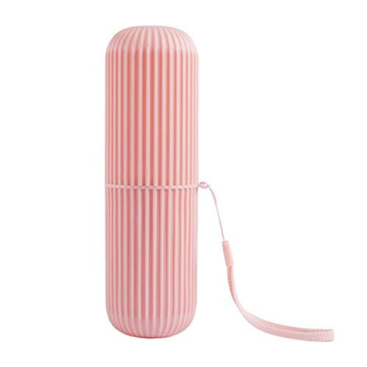 WOIWO 2PCS Creative Simple Travel Toiletry Cup Outdoor Portable Plastic Capsule Toiletry Cup Toothbrush Toothpaste Set storage Box