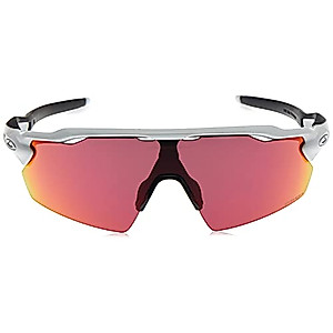 Oakley Men's OO9211 Radar EV Pitch Shield Sunglasses, Polished White/Prizm Field, 38 mm