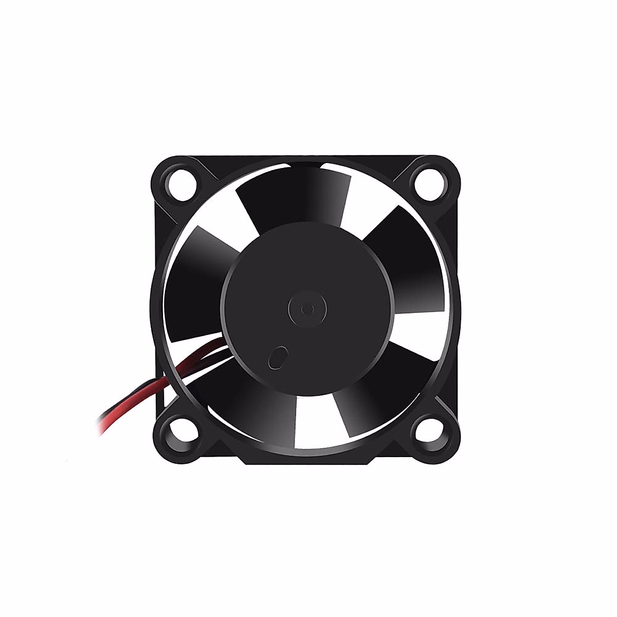 Dorhea 30x30x10mm 12V Fan DC Brushless Cooling Fan 3010 DC 12V Compatible with 3D Printer Extruder Hotend V6 V5 CPU 2Pin (4 PCS)