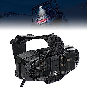 KEMIMOTO UTV Dome Light Vehicle Cab LED Light, White Bright Waterproof Solid Golf Cart Roll Cage Light SXS Light Bar, Compatible with RV Truck Tractor Polaris RZR Ranger Can Am Maverick X3 Defender