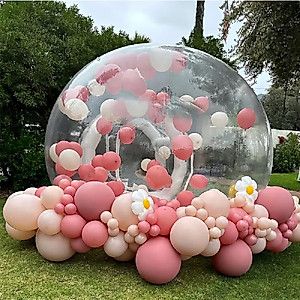 Inflatable Bubble House Kids Party Transparent Dome 10ft Inflatable Camping Tent with 950W Blower Suitable for Home Party, Malls, Parks Event Exhibition (Bubble Diameter 10ft)