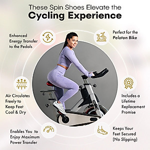 Tommaso Pista 100 Indoor Cycling Shoes for Women: Peloton Bike Compatbile with Pre-Installed Look Delta Cleats - Perfect for Fitness & Road Bike Use - Peleton Shoes Indoor Bike Shoe - White Delta 40