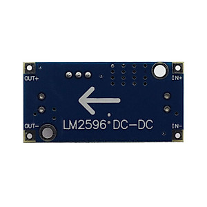 Maxmoral 2pcs DC-DC Buck Converter Power Module 3A Adjustable Step-Down LM2596 Voltage Regulator 24V to 12V 5V 3V