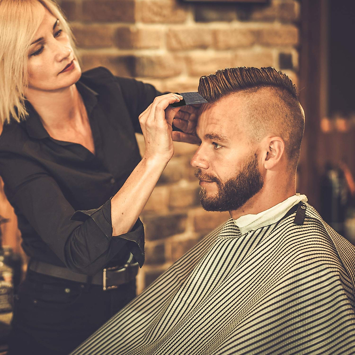 3 Packs Metal Hair Picks Afro Pick Comb Wig Braid Hair Detangle Styling Comb Lift Pick Comb Tool for Women, Men Curly Hair Styling