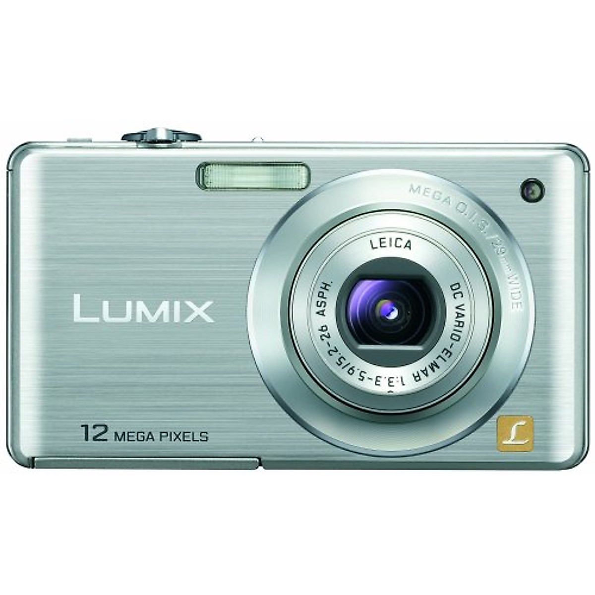 Panasonic Lumix DMC-FS15 12MP Digital Camera with 5x MEGA Optical Image Stabilized Zoom and 2.7 inch LCD (Silver)