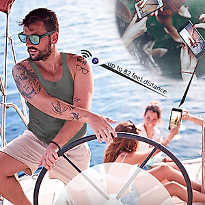 ViView Camera Sunglasses Touch Control,1080P Video Recording Camera Glasses,Ultra Long 115 Mins Runtime Glasses with Camera for Fishing Driving Riding Hiking (G5-64gig)