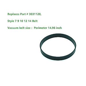 Part # 3031120,Replacement Belts for Bissell Powerlifter / CleanView Swivel Rewind Pet Vacuum,Fits Models 22543,2252,2254,2489,1831,2256,2258,2259,2260,1793,2489,24899,27909 (Pack of 2)