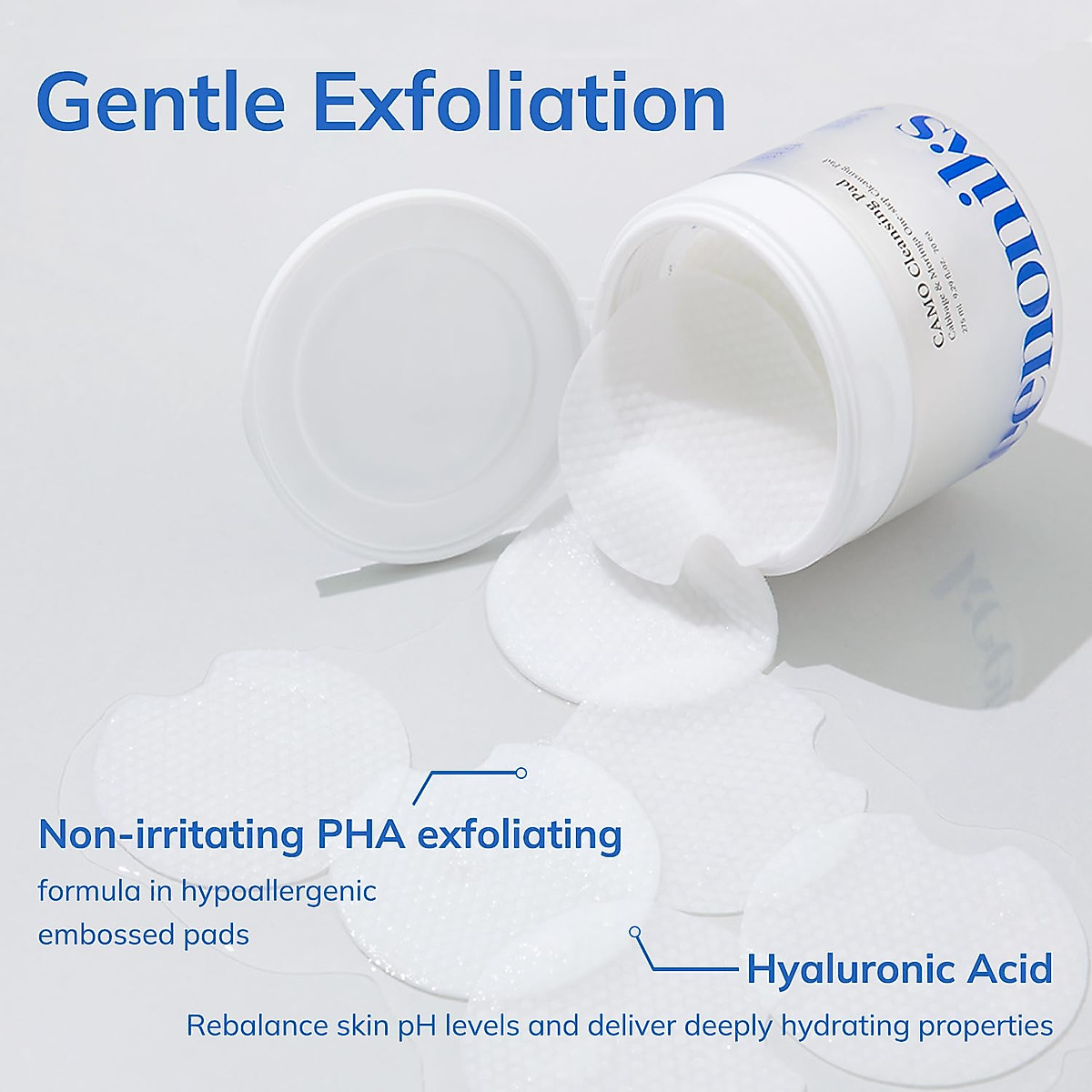 Keenoniks Dual Texture Cleansing Pads with Facial Essence 70ea Large Value Pack- Cabbage & Moringa Wipes for Quick Cleansing, Makeup Remover, Mild Exfoliator | Korean Skincare - (9.29Oz)