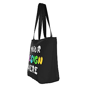 Custom Tote Bag Personalized Shoulder Bags Design Photo Text Custom Handbag For Women Teacher For Travel Shopping Personalized Gifts