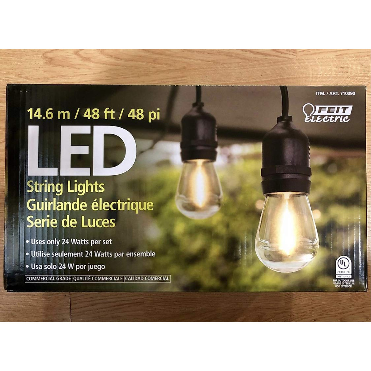 Feit Electric 48' LED Filament String Light Set