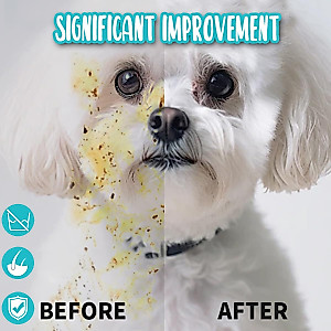 Dog and Cat Cleaning Gloves, Cleaning and Deodorizing Grooming Gloves, Dog and Cat Fur Face, Ears, Eyes, Paws Cleaner, Pet Grooming Wipes, Nourishing Fur, for Daily Care and Travel, No Rinse (6 Pcs)