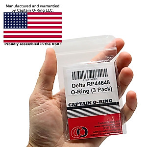 Captain O-Ring – Replacement RP44648 / 44648 O-Rings for Select Delta Faucets (3 Pack)